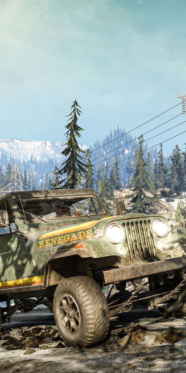 Desktop wallpaper: Snowrunner, Video Game 4K free download for PC. 1040463