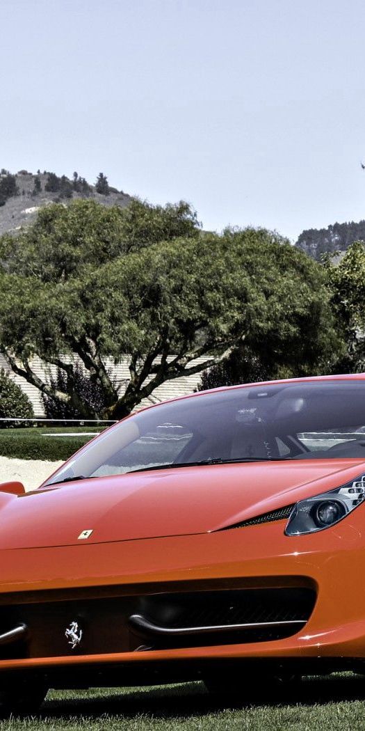 Phone wallpaper: Italy, Trees, Sky, Ferrari, Cars, Field 53425