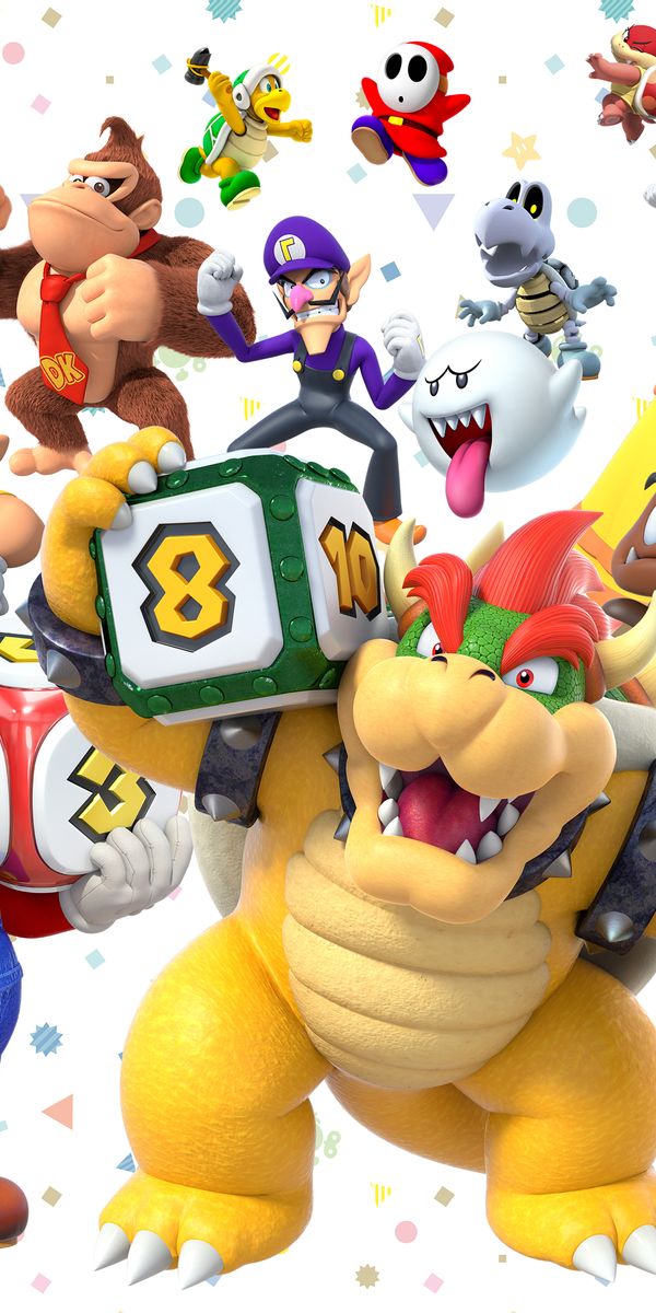 Fond d'écran HD: Super Mario Party, Princesse Daisy, Pom Pom (Super ...