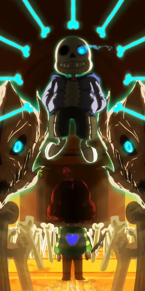 Phone wallpaper: Video Game, Undertale, Sans (Undertale), Frisk ...