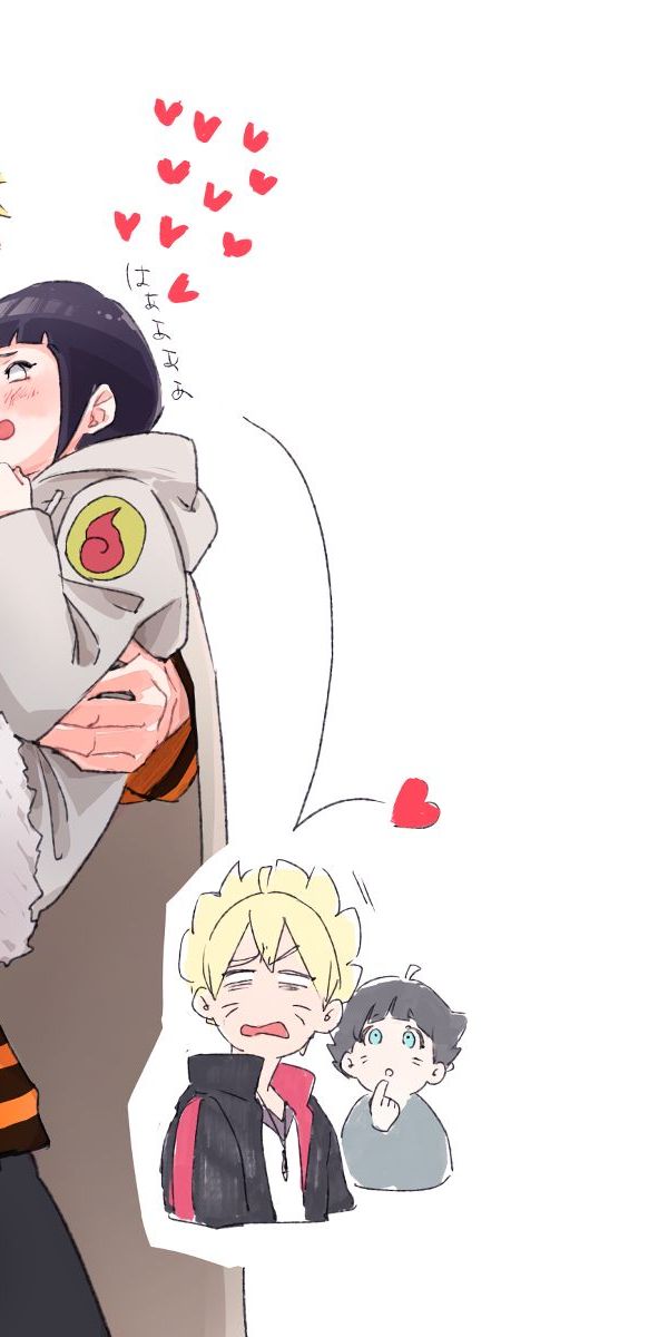Desktop Wallpaper Anime Naruto Hinata Hyuga Naruto Uzumaki Himawari Uzumaki Boruto Uzumaki