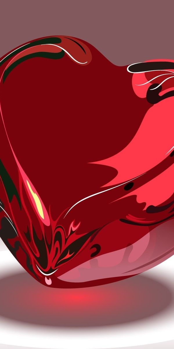 HD Desktop-Wallpaper: Glas, 3D, Liebe, Künstlerisch, Herz, Cgi ...