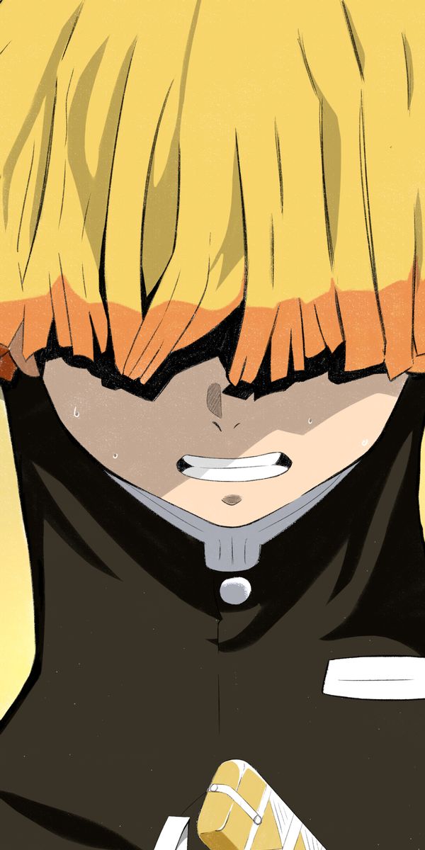 Phone wallpaper: Zenitsu Agatsuma, Anime, Demon Slayer: Kimetsu No ...