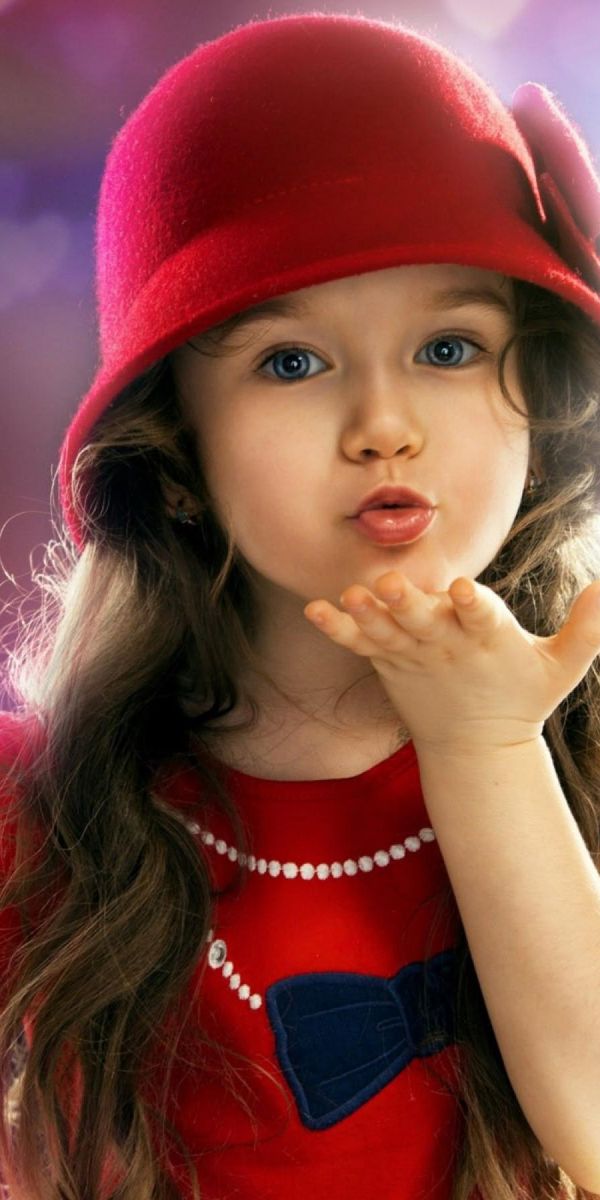 Phone wallpaper: Little Girl, Photography, Child, Hat, Cute 740932