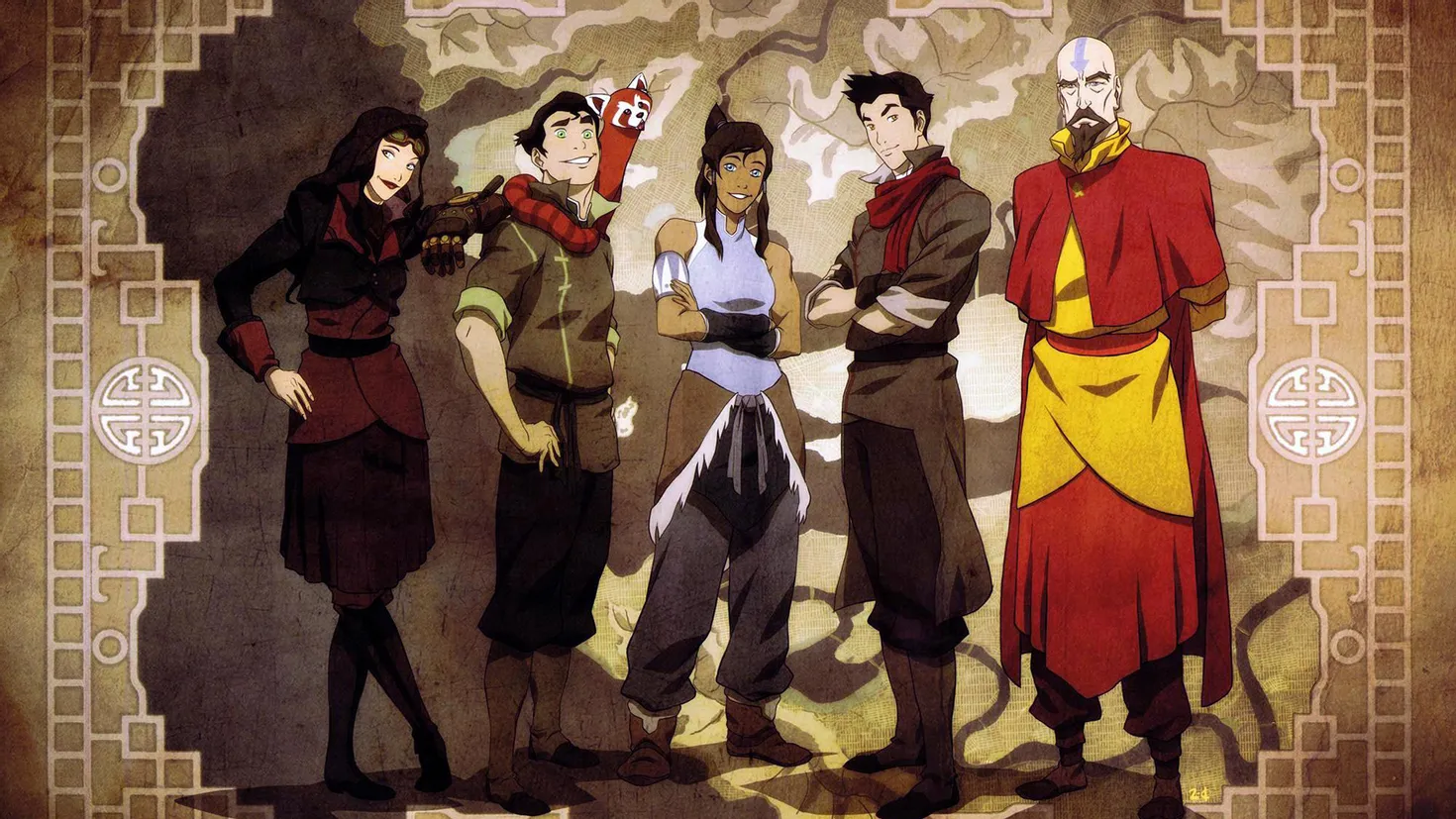 Desktop wallpaper: Avatar: The Legend Of Korra, Anime, Asami Sato, Bald ...