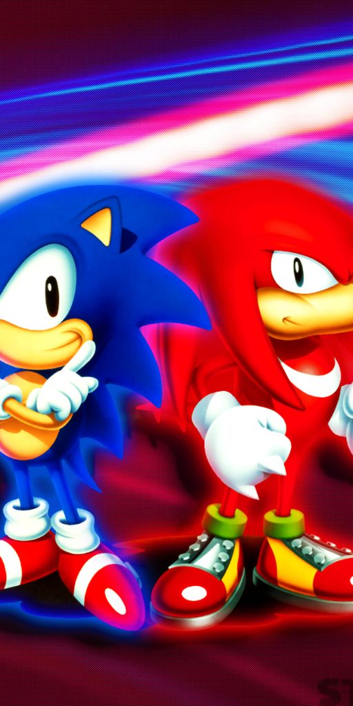 Phone wallpaper: Knuckles The Echidna, Sonic & Knuckles, Video Game ...
