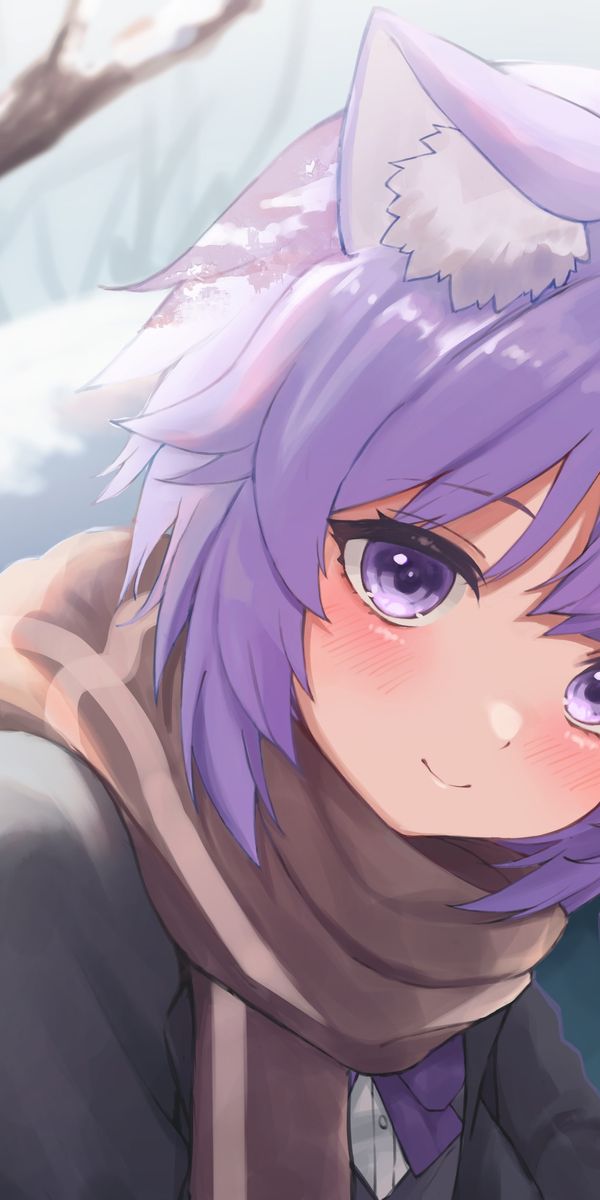 Desktop wallpaper: Anime, Virtual Youtuber, Hololive, Nekomata Okayu 4K ...