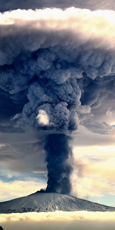 Phone wallpaper: Earth, Volcano, Smoke, Nature, Mushroom Cloud ...