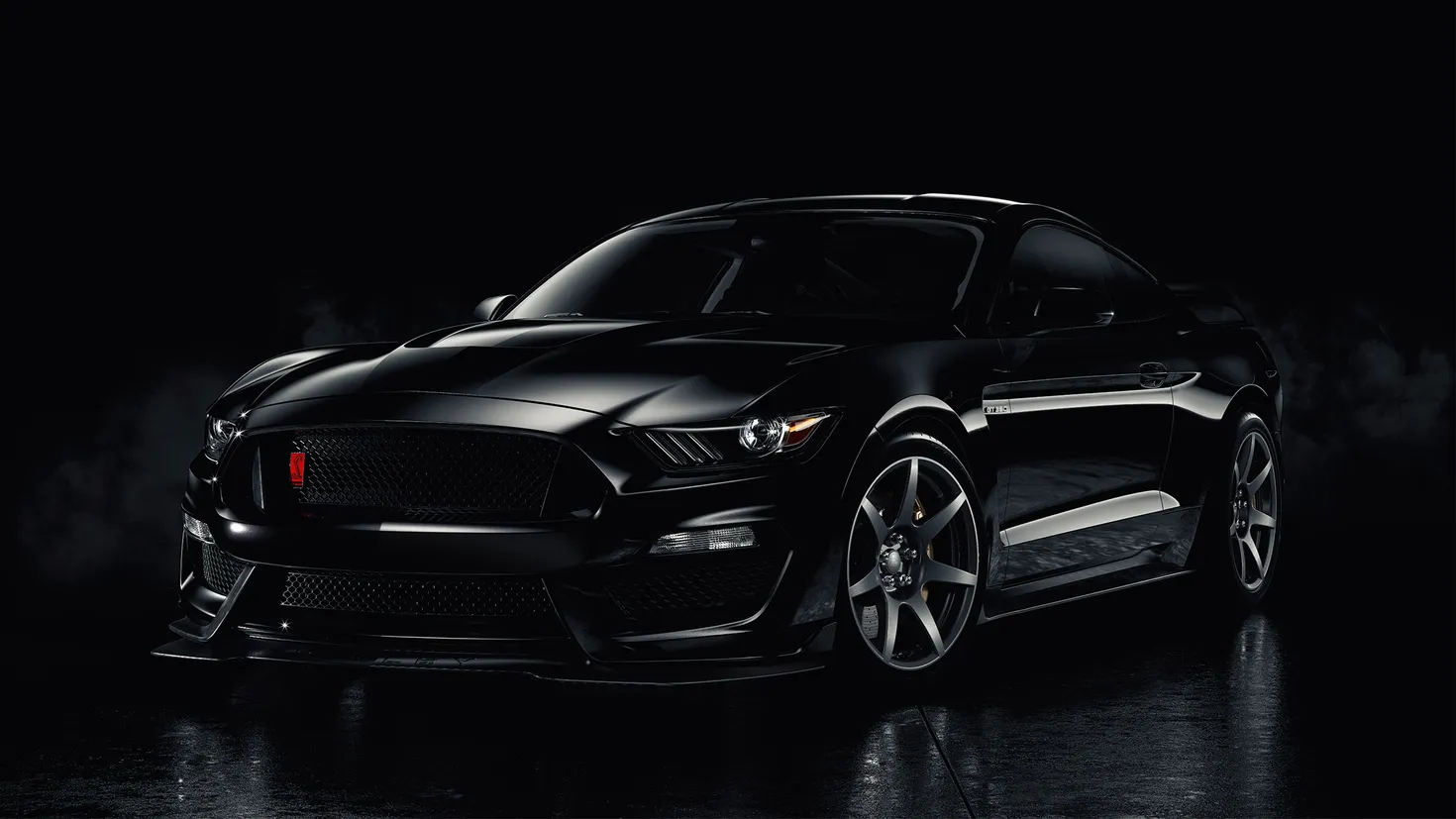 Desktop wallpaper: Ford Mustang, Muscle Car, Black Car, Ford, Vehicles ...