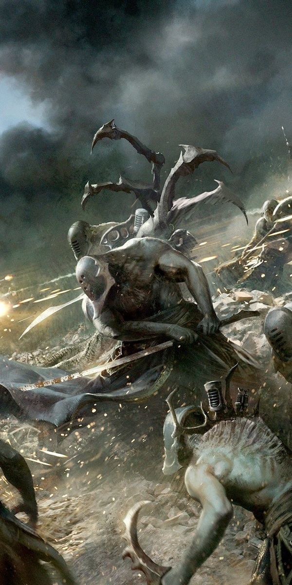 Phone wallpaper: Video Game, Warhammer 40K, Banner, Battle, Creature ...