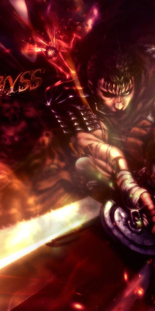 Phone wallpaper: Guts (Berserk), Berserk, Anime 1437776