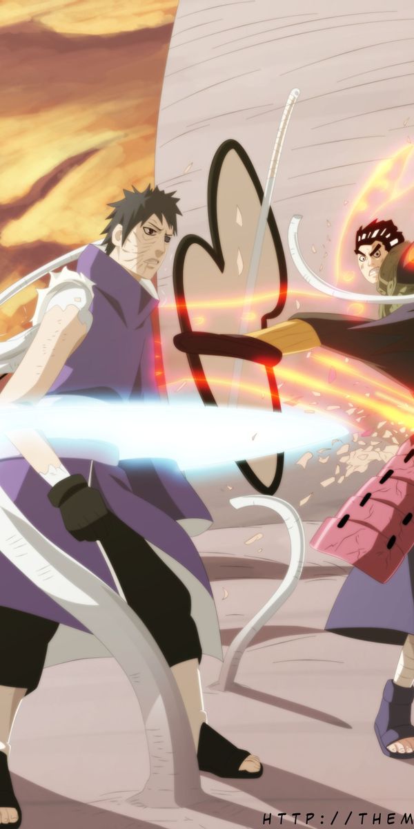 Fond d'écran HD: Animé, Naruto, Madara Uchiha, Obito Uchiwa, Rock Lee ...