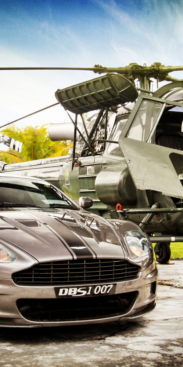 Phone wallpaper: James Bond, Aston Martin, Skyfall, Movie, Helicopter ...