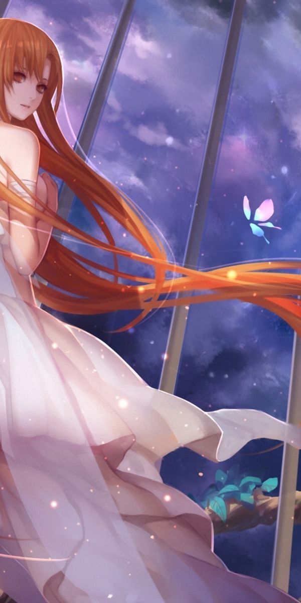 Desktop wallpaper: Sword Art Online, Anime, Asuna Yuuki, Hair 4K free ...