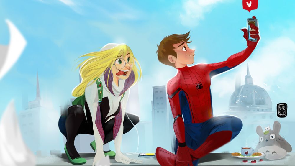 Fondo De Pantalla De Escritorio Hd Películas Spider Man Araña Gwen