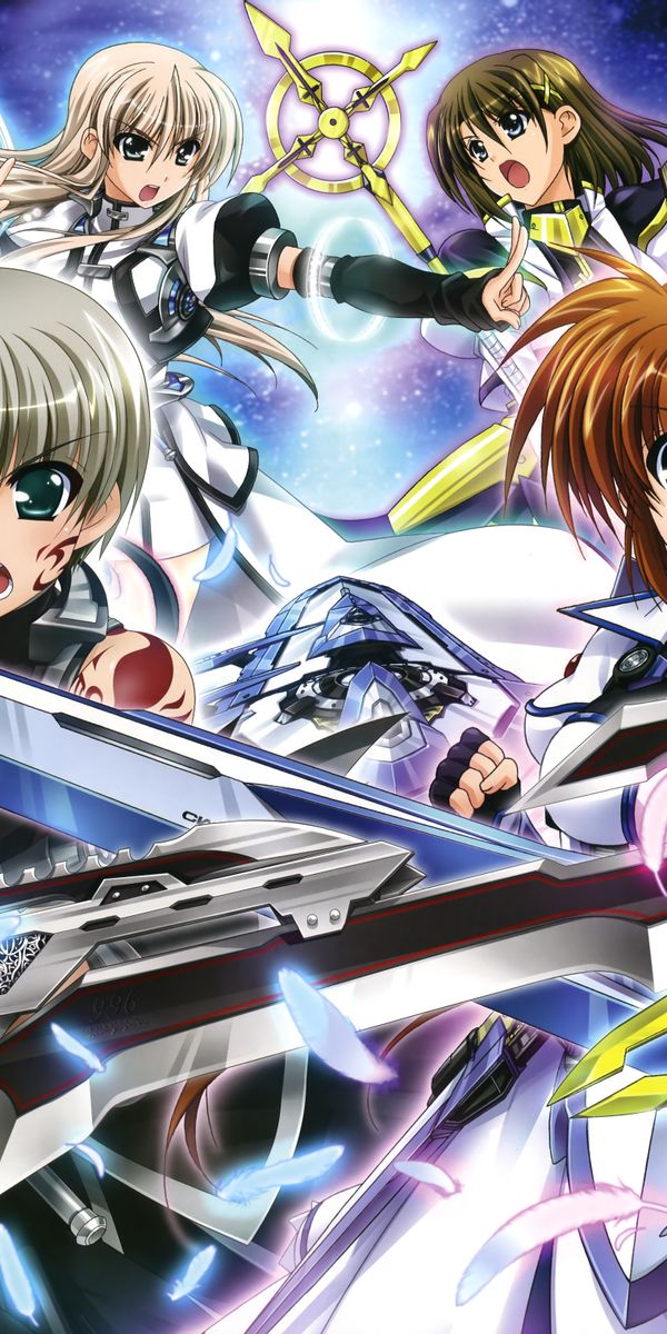 Papel de parede para celular: Anime, Registro Mágico Lyrical Nanoha ...