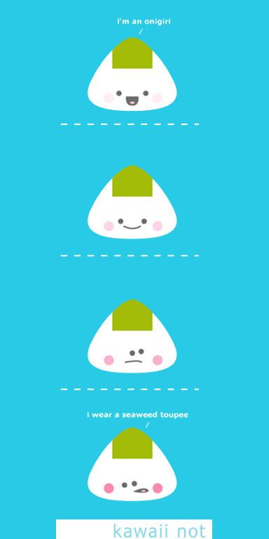 Phone wallpaper: Humor, Kawaii Not, Onigiri, Rice, Seaweed 1514398