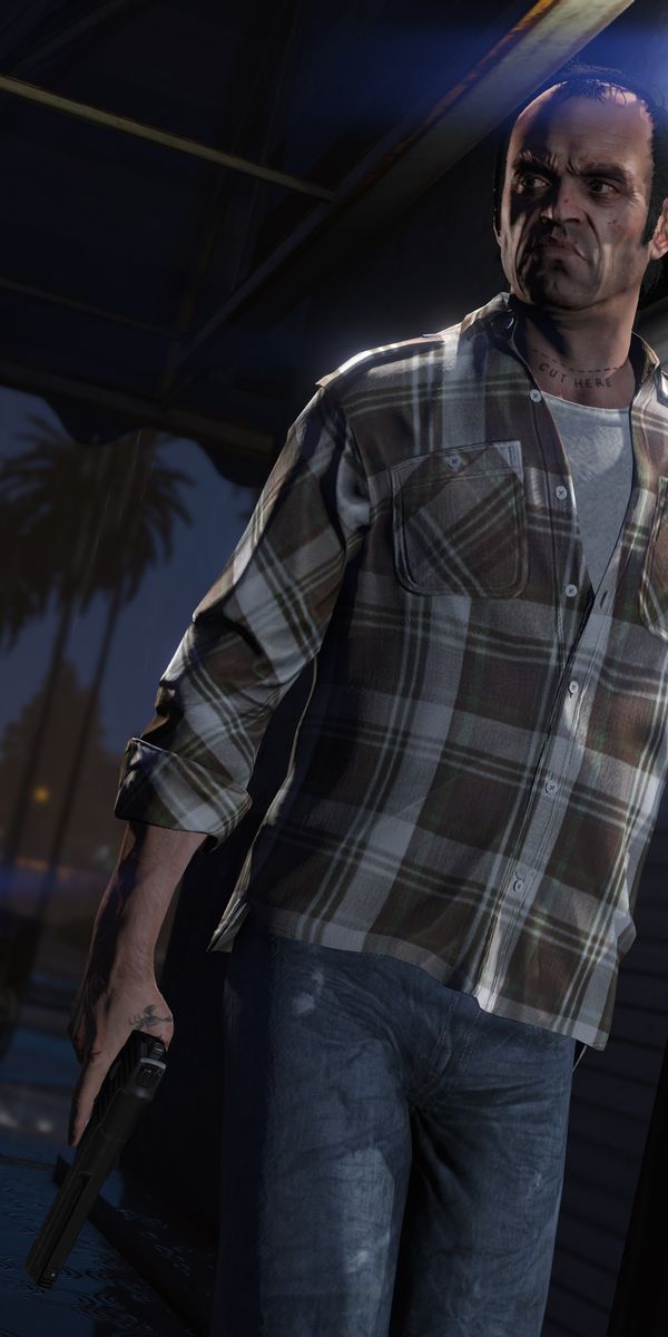 Phone wallpaper: Trevor Philips, Grand Theft Auto V, Video Game, Grand ...