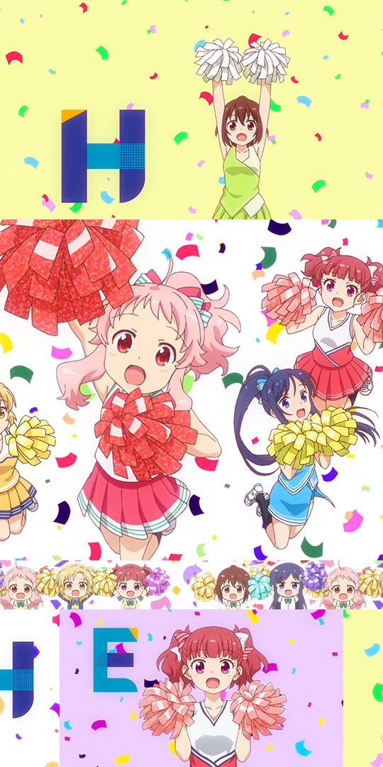 Phone wallpaper: Anime, Anima Yell!, Arima Hizume, Hatoya Kohane ...