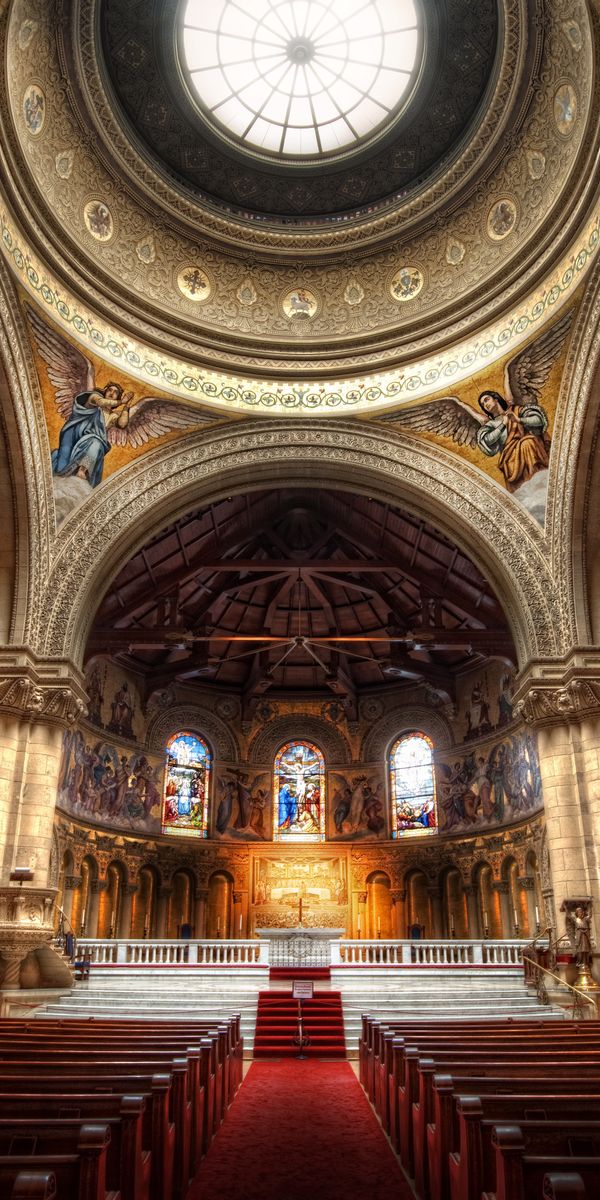Desktop wallpaper: Religious, Cathedral, Altar, Architecture, Stained ...