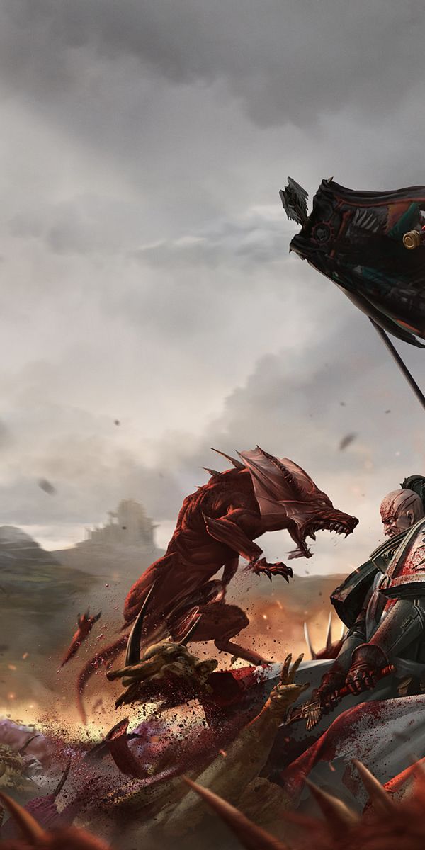 Phone wallpaper: Video Game, Warhammer 40K, Alien, Battle, Space Marine ...