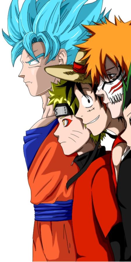 Phone wallpaper: One Piece, Green Eyes, Monkey D Luffy, Goku, Crossover ...