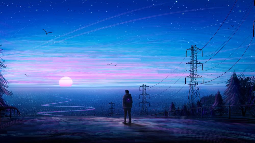 Fondo de pantalla de escritorio HD: Soledad, Horizonte, Descripción ...