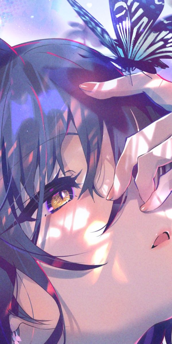 Desktop wallpaper: Anime, Original, Butterfly, Hand 4K free download ...