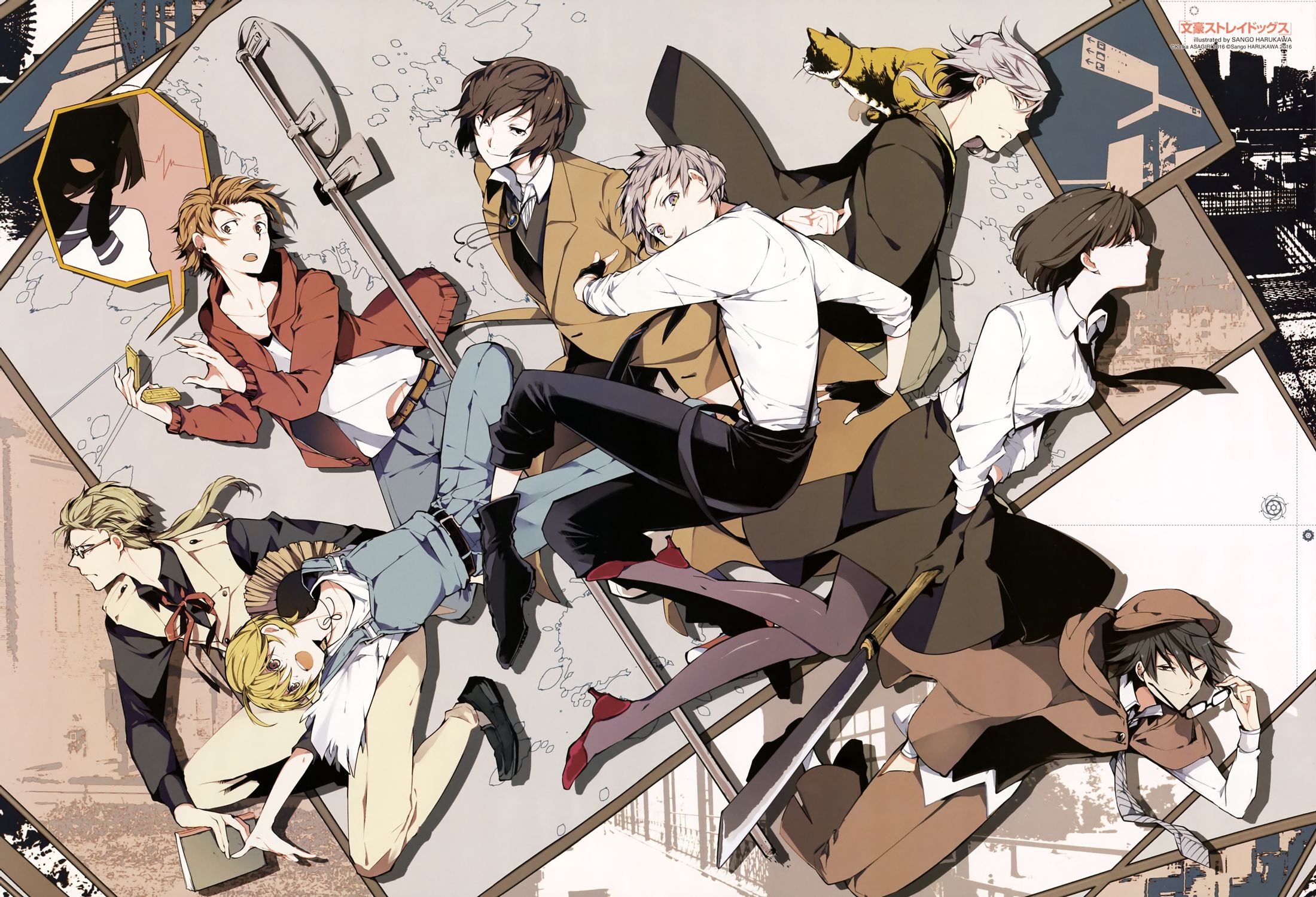 Free Bungou Stray Dogs 4K Wallpapers & Desktop HD Backgrounds for PC