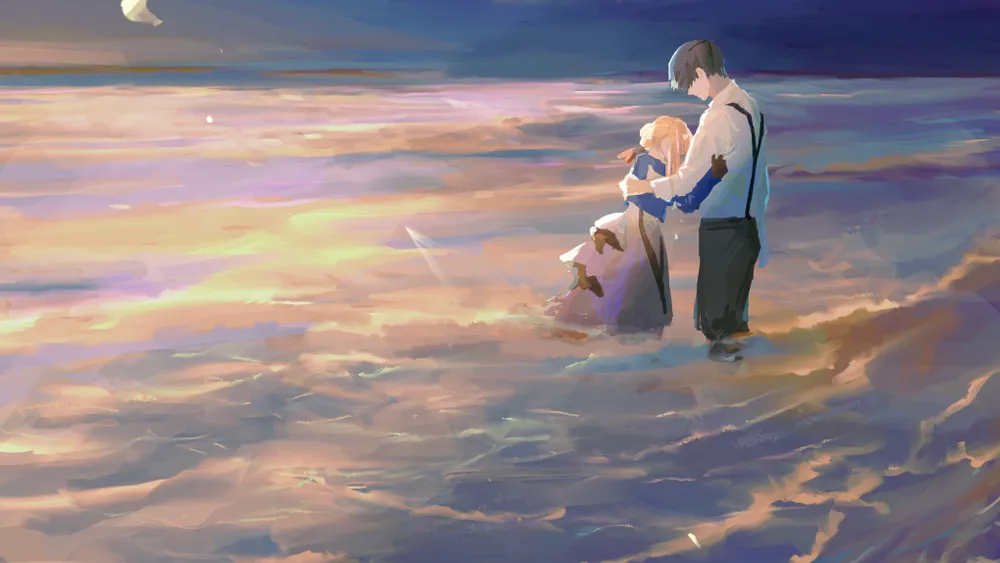 Desktop wallpaper: Violet Evergarden (Anime), Gilbert Bougainvillea ...