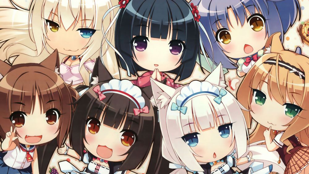 Desktop wallpaper: Anime, Nekopara, Chocola (Nekopara), Vanilla ...
