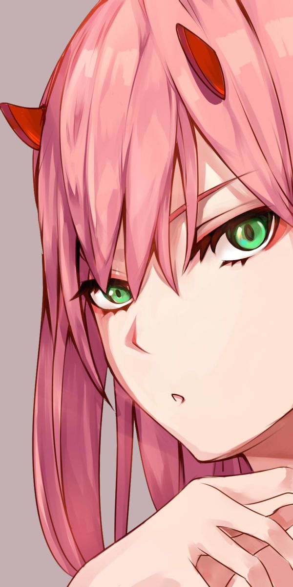 Papel de parede para celular: Anime, Darling In The Franxx, Cabelo Rosa ...