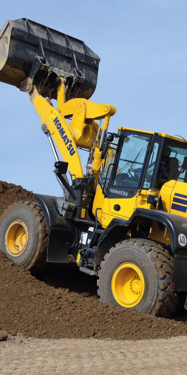 Papéis de parede de Komatsu Wa320 para desktop, baixe gratuitamente ...