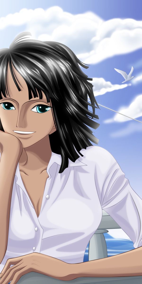 Phone wallpaper: Nico Robin, Anime, One Piece 1105918