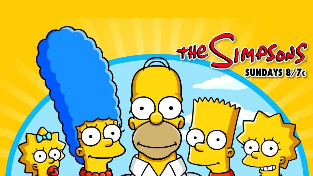 Vibrant Simpsons Family Wallpaper Featuring Iconic Characters