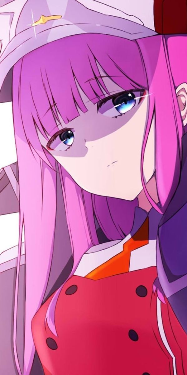 Phone wallpaper: Anime, Darling In The Franxx, Pink Hair, Hat, Long ...