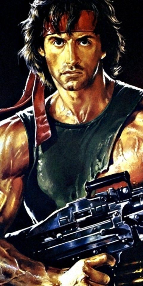 Phone wallpaper: Rambo, Rambo: First Blood Part Ii, Movie 1125025