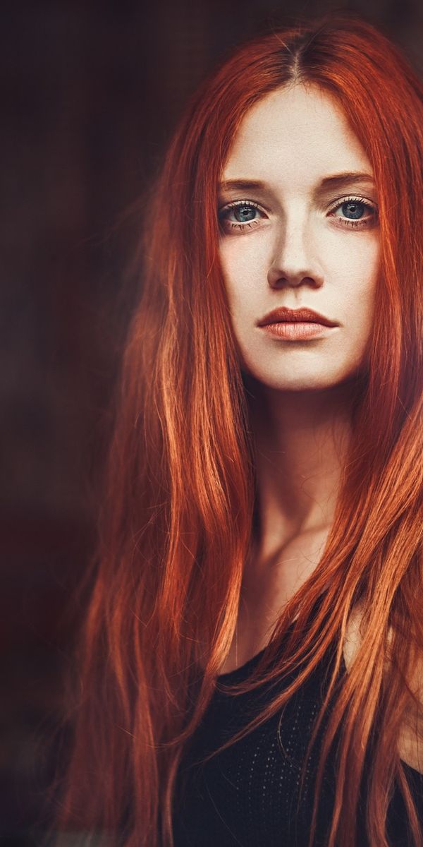 Desktop wallpaper: Women, Model, Blue Eyes, Long Hair, Redhead 4K free ...