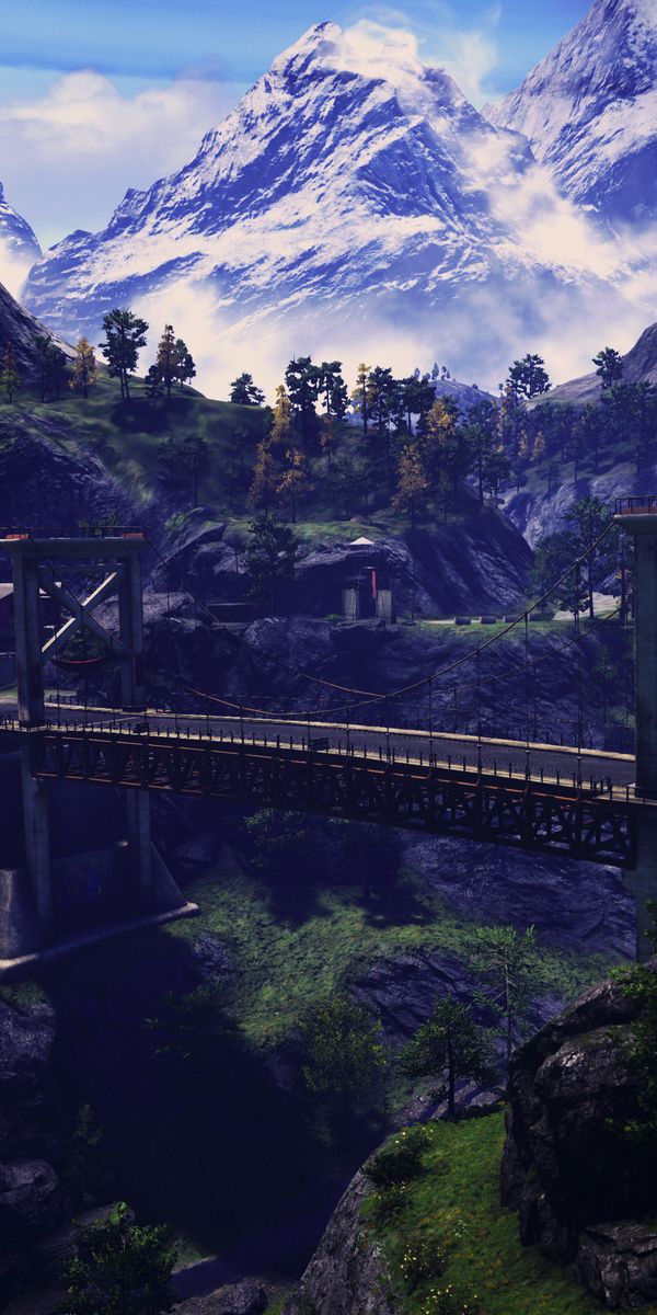 Phone wallpaper: Landscape, Far Cry 4, Far Cry, Video Game, Bridge 351872