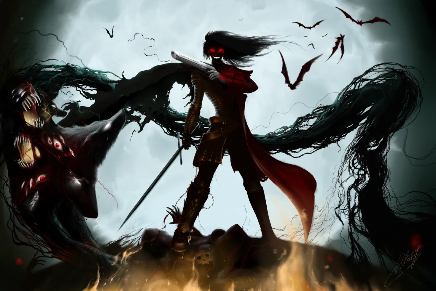 Free Alucard (Hellsing) 4K Wallpapers & Desktop HD Backgrounds for PC