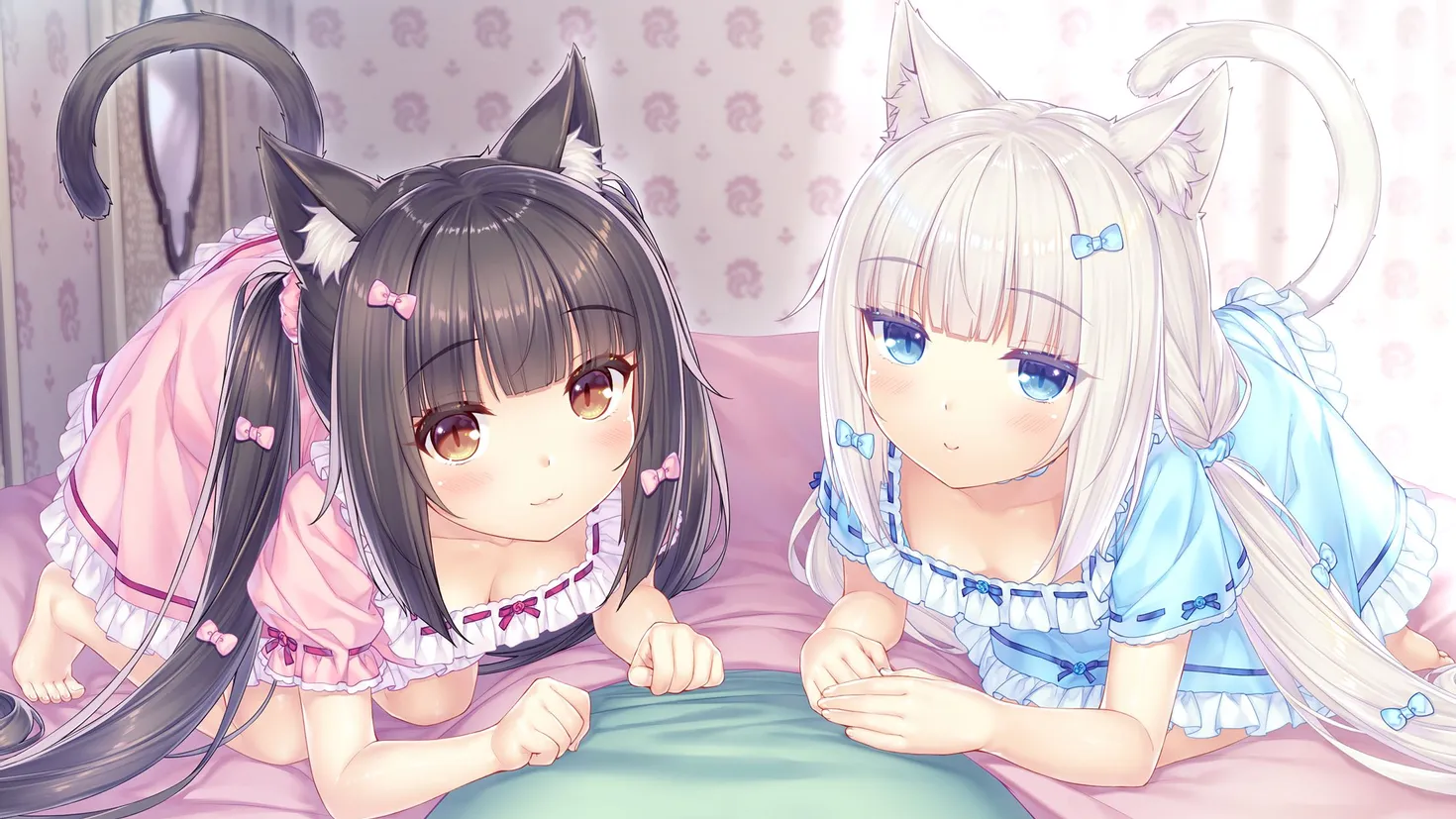 Desktop wallpaper: Nekopara, Chocola (Nekopara), Vanilla (Nekopara ...