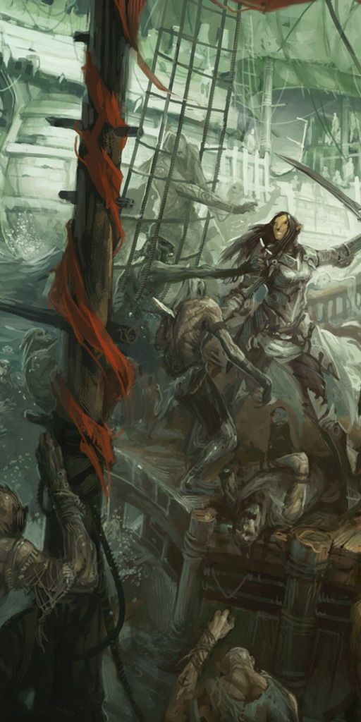 Phone wallpaper: Fantasy, Pirate 1438116
