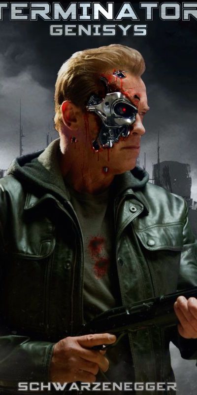Phone wallpaper: Movie, Terminator Genisys, Arnold Schwarzenegger ...