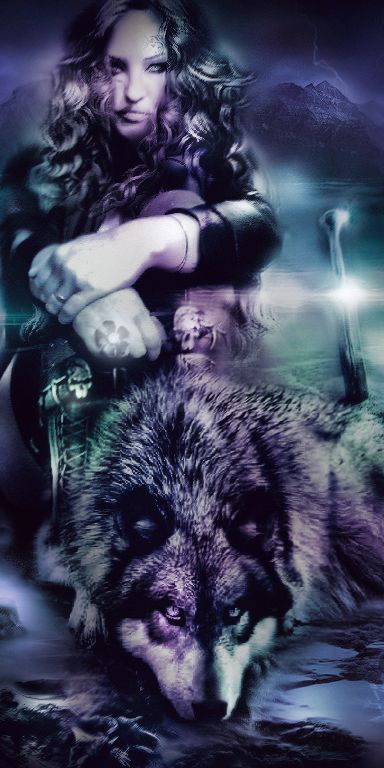 Phone wallpaper: Gothic, Fantasy, Wolf, Dark 1471143