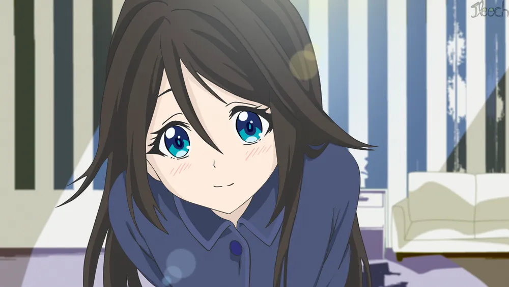 Desktop wallpaper: Anime, Myriad Colors Phantom World, Black Hair, Blue ...