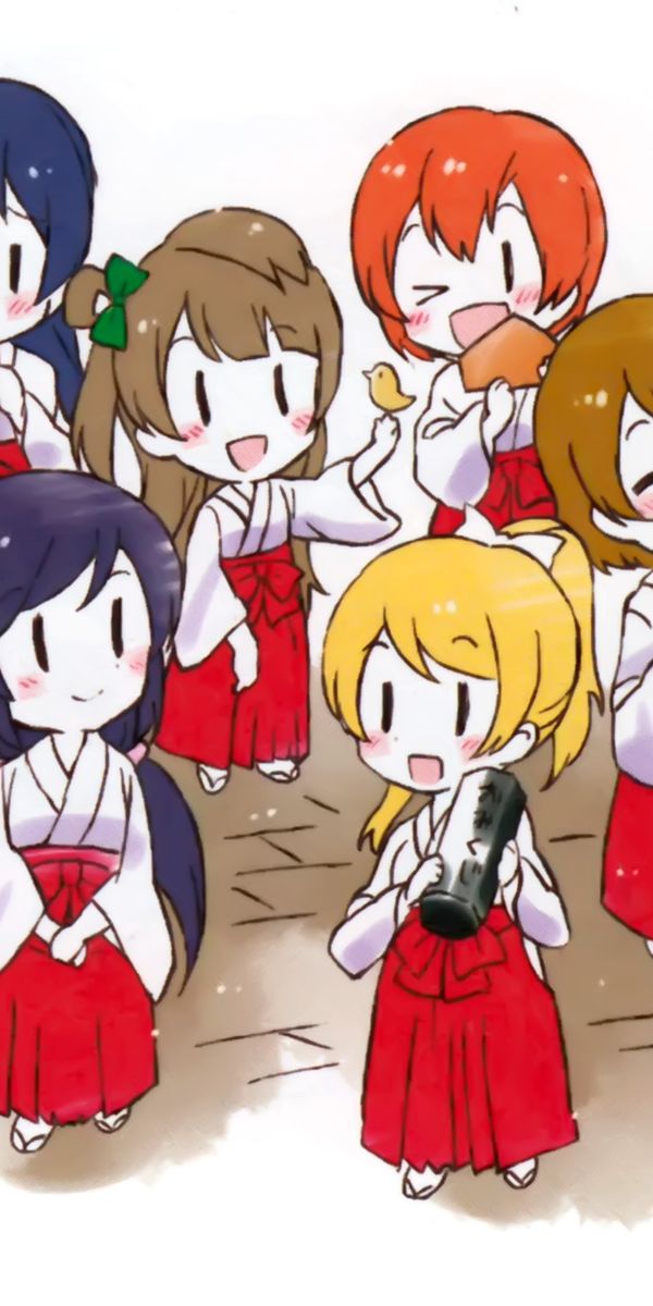 Desktop wallpaper: Anime, Love Live!, Chibi, Eri Ayase, Hanayo Koizumi ...