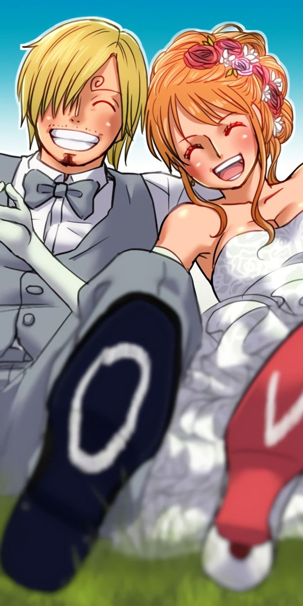 Papel de parede para celular: Anime, One Piece, Sorriso, Noivo, Cabelo ...