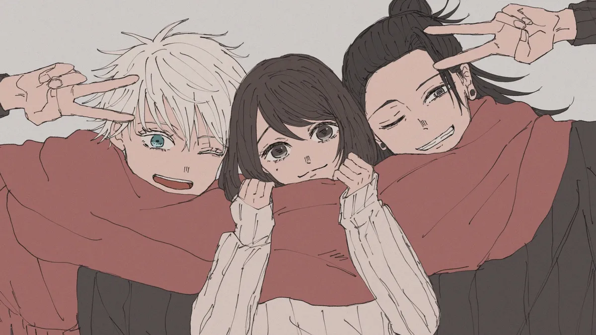 Desktop wallpaper: Suguru Geto, Anime, Jujutsu Kaisen, Black Hair, Blue ...