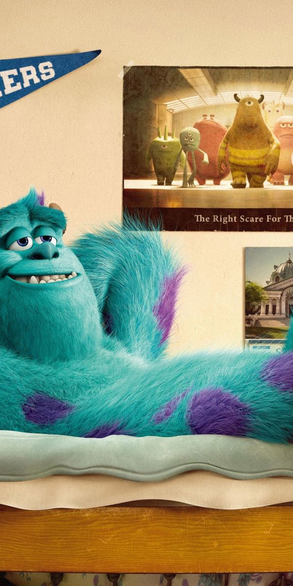 Phone wallpaper: James P Sullivan, Monsters University, Movie 606386