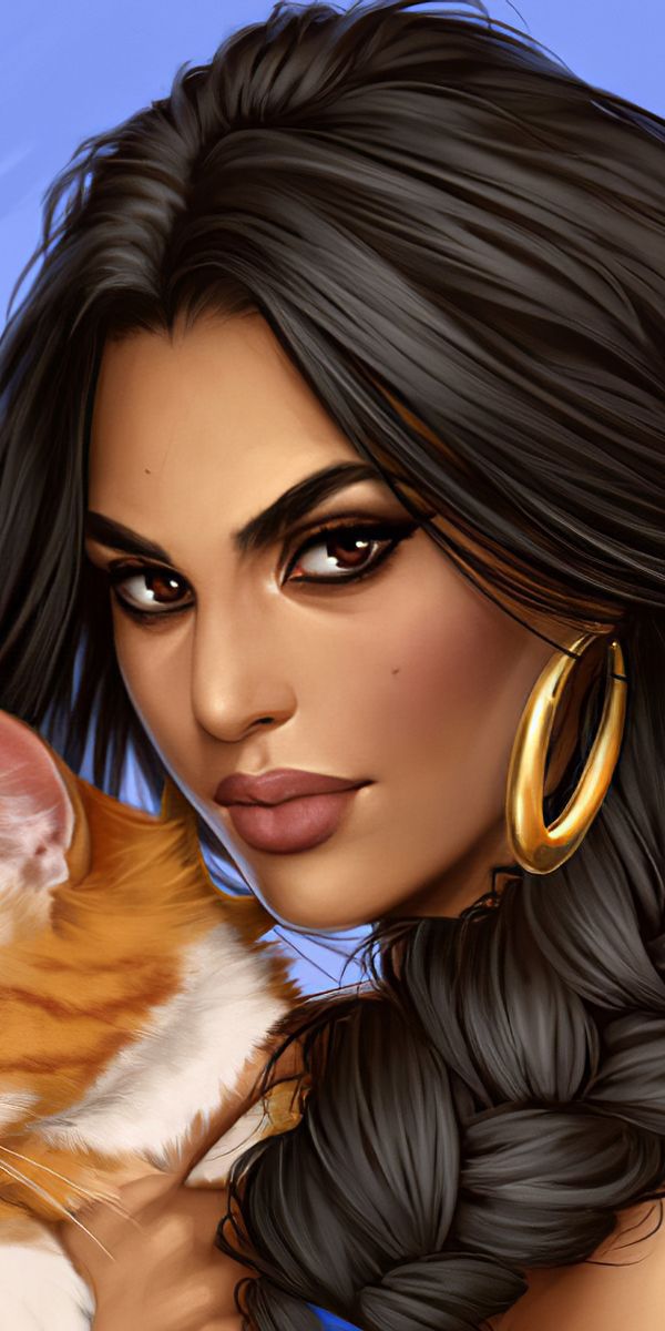 Phone wallpaper: Movie, Aladdin (1992), Black Hair, Brown Eyes, Cat ...